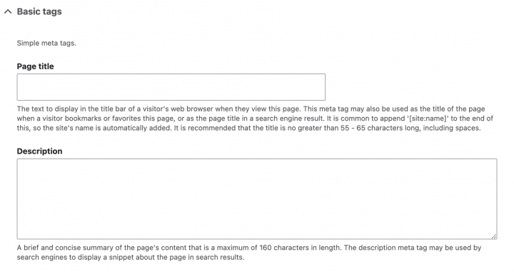 Drupal basics: Metatag | jofitz